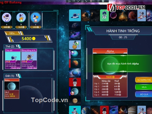 Game cờ tỉ phú c# giao diện đẹp có thể chơi nhiều người