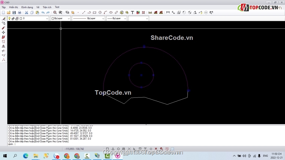 Code lập trình vẽ CAD, Autocad bằng C#. Phù hợp tìm hiểu về lập trình ...
