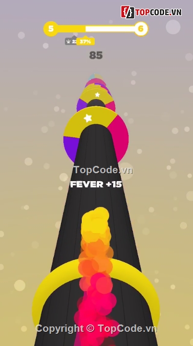Source code game Unity - Color Helix 3D - Unity Complete Project