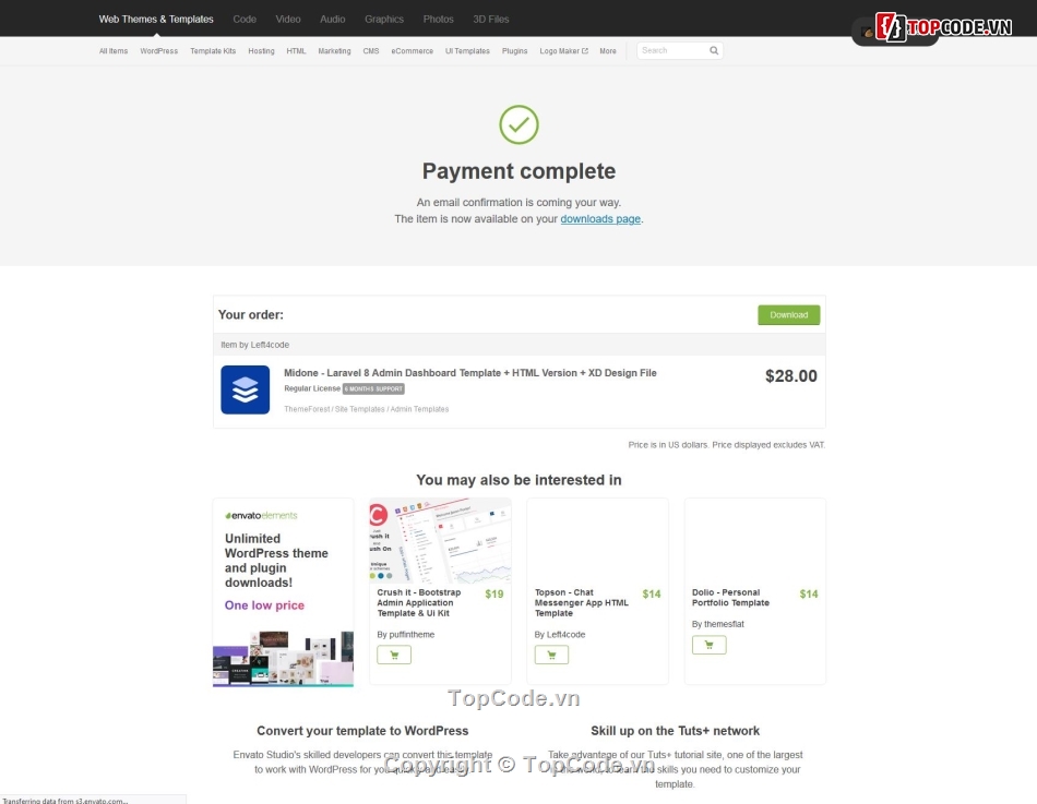 Midone - Laravel 8 Admin Dashboard Template + HTML Version + XD Design ...